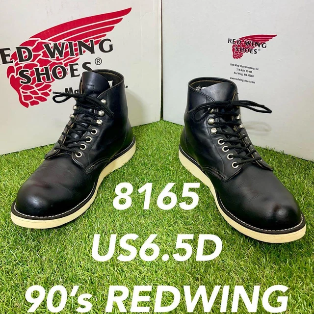 RED WING 8165 Irish Setter SizeUS:6.5D Leather Black 0015613K Authentic ...