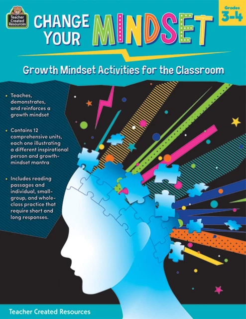 CHANGE YOUR MINDSET : Growth Mindset Activities for the Classroom (Gr ...