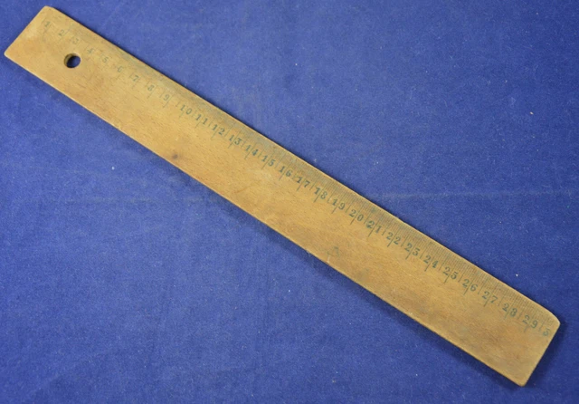 GERMAN WW2 WEHRMACHT Soldier Nco Wood Drafting Ruler For Map Case $28. ...