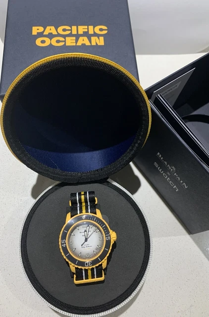 SWATCH X BLANCPAIN Pacific Ocean Fifty Fathoms Watch BRAND NEW EUR 446 ...