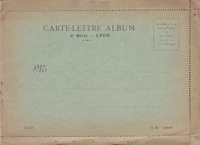 CARTE-LETTRE ALBUM 2ÈME série Lyon 8 photos non voyagée TB EUR 5,00 ...