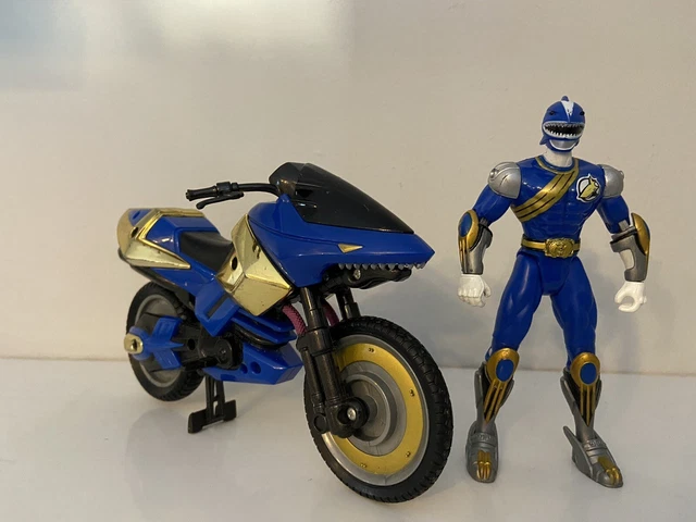 POWER RANGERS WILD Force Blue savage cycle complete With Figure Bandai ...