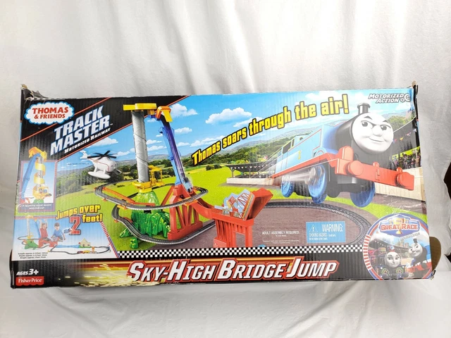 THOMAS & FRIENDS Track Master Sky-High Bridge Jump NEW OPEN BOX 2016 ...