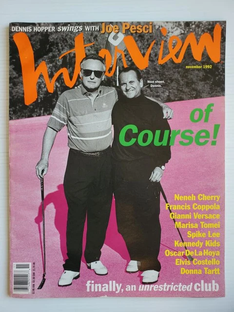 1992 INTERVISTA MAG Gianni Versace Marisa Tomei Mark Wahlberg Kate Moss ...