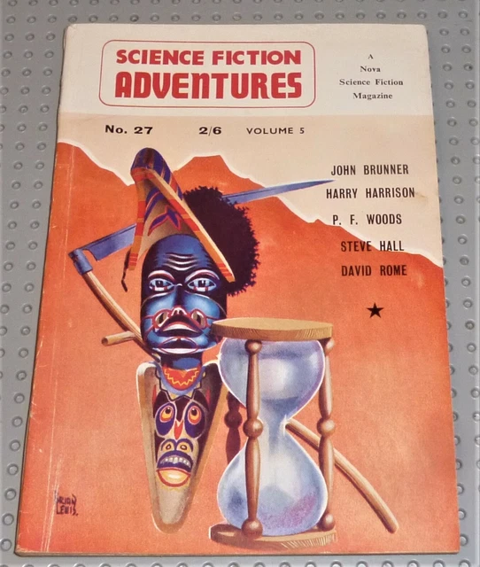 SCIENCE FICTION ADVENTURES pulp Magazine no. 27 vol 5 1962 Brunner ...