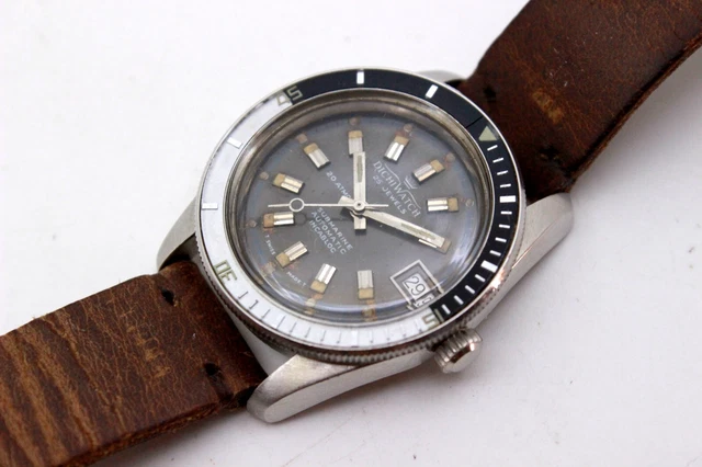 DICHI WATCH SUBMARINE 20 Atmos SKIN DIVER AUTOMATIC -BAKELITE- TROPIC ...