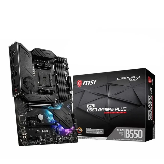MSI MPG B550 GAMING PLUS, AM4, AMD Motherboard £85.00 - PicClick UK
