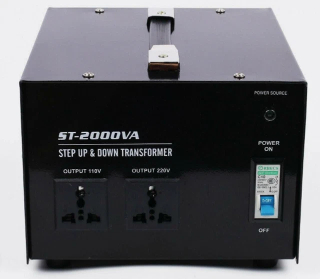ST-2000VA STEP UP Step Down 2kW 2000W Transformer NEW £46.90 - PicClick UK