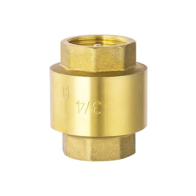 BRASS CHECK VALVE Vertical 12inch Hydraulic Way Flow Control for Pipes ...