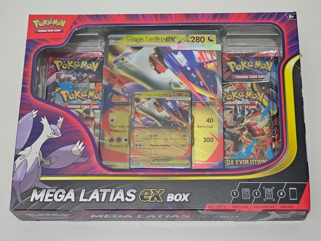 POKEMON TCG MEGA Evolution Mega Latias EX Box Brand New & Sealed - In ...