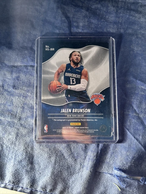 2022-23 PANINI NBA Hoops Jalen Brunson Hot Signatures Auto Knicks EUR ...