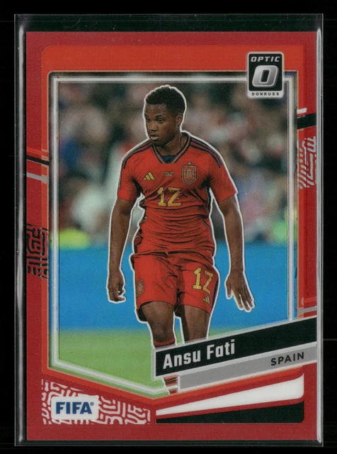 2023-24 PANINI DONRUSS Soccer Optic Ansu Fati Red 122/299 [ZK36 EUR 0 ...