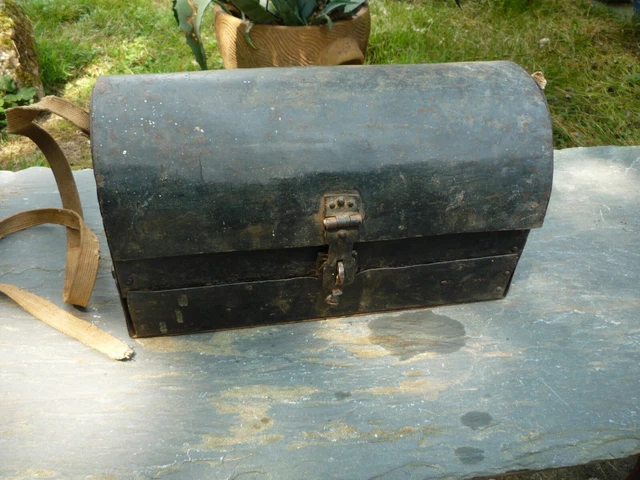 CAISSE À OUTILS marmotte de Plombier Vintage en Métal EUR 125,00 ...