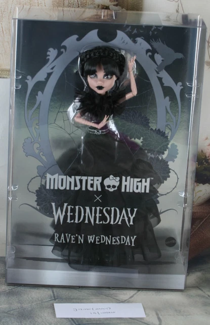 GENUINE MONSTER HIGH Doll x Wednesday Addams Rave n Wednesday Doll UK ...