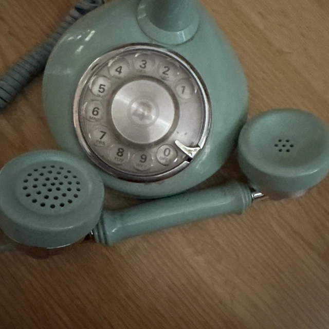WORKING WESTERN ELECTRIC Vintage Bell French Princess Seafoam Green ...