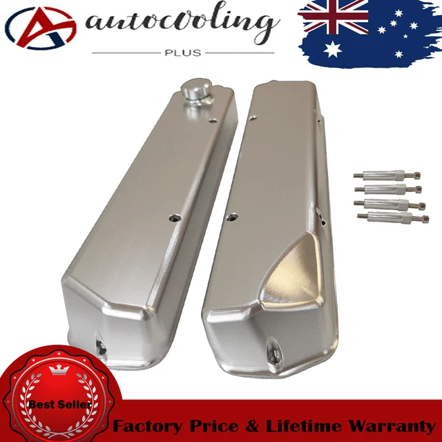 BILLET ROCKER COVERS FIT Holden V8 EFI 304/308 5L VN Heads -Raw Finish ...