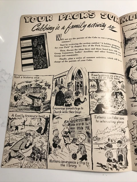SCOUT LEADER MAGAZINE May 1959 Boy Scouts Canada Comic Strip $13.00 ...