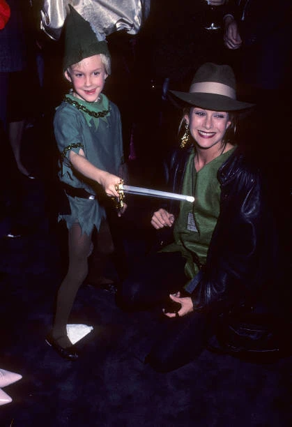 ACTRESS SEASON HUBLEY son Boston Russell at the Second Beverly - 1986 ...