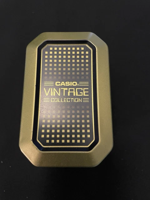 CASIO VINTAGE COLLECTION A128 Illuminator Gold Toned Digital Watch 3298 ...