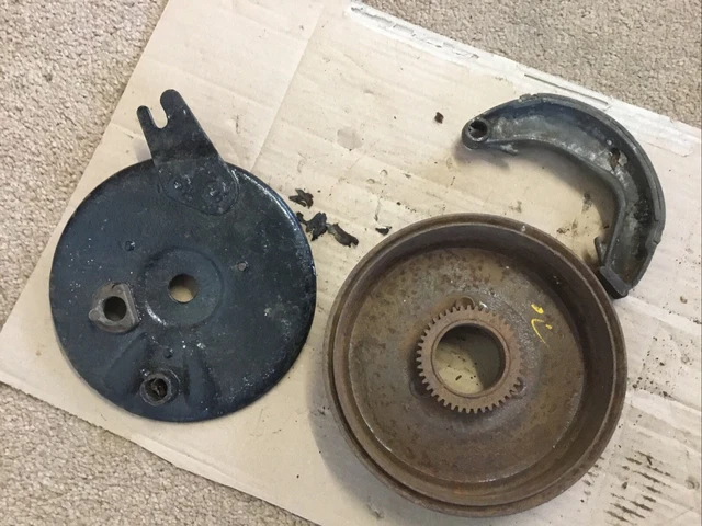 NORTON PRE WAR Wheel Hub Brake Plate 1930’s £148.95 - PicClick UK