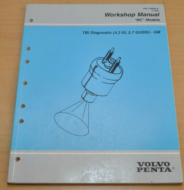 VOLVO PENTA TBI Diagnostic 4.3Gi 5.7Gi/GSi Schiffsmotor ...