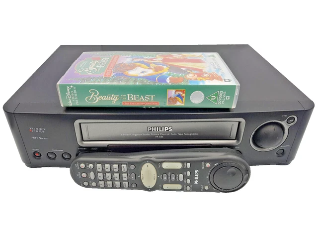 PHILIPS VR686/07 VCR Video Cassette Player Recorder VHS Cassette Tape ...