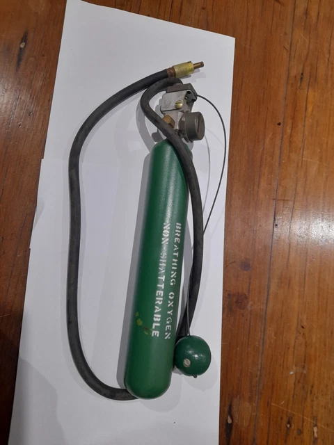 MILITARY JET FIGHTER Aviators Bailout Oxygen Cylinder $88.00 - PicClick AU