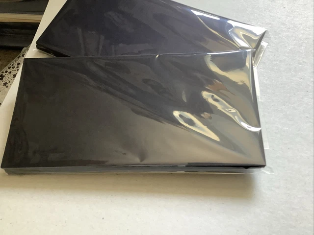 PACK OF 100 Black Card,180 GSM, 105x210mm,As pictures £1.75 - PicClick UK