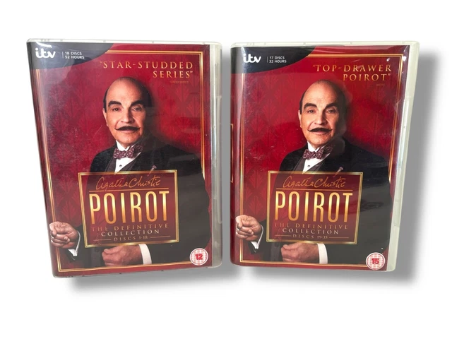 POIROT THE DEFINITIVE Complete DVD Collection Box Set ITV Agatha ...