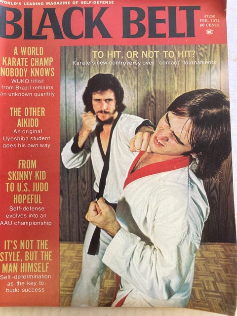 BLACK BELT MAGAZINE February 1974 Vol 12 # 2....Self Defense Magazine £ ...
