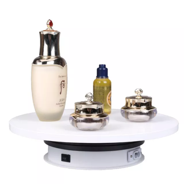220V ELECTRIC TURNTABLE Rotate Display Stand Two Way 360° Photography ...