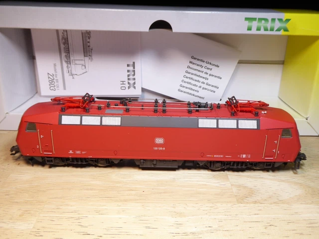 TRIX 22603 H0 Elektrolok BR 120 125-0 der DB Epoche 4/6 neuwertig mit ...