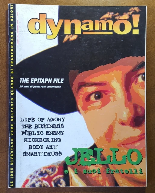 RIVISTA MAGAZINE DYNAMO! n.1 1994 punk rock hc garage blues ...