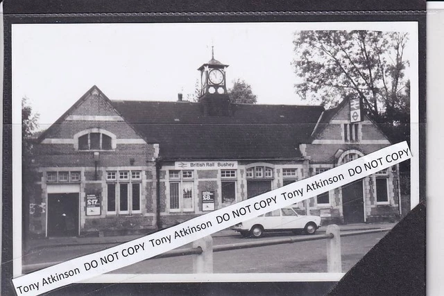 BUSHEY RAILWAY STATION - Exterior - Photo Print In Sleeve - # S2558 £1. ...