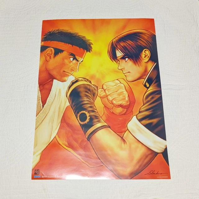 AFFICHE SNK VS Capcom 1999 B2 par Shinkiro Ryu vs Kyo Japan Limited ...