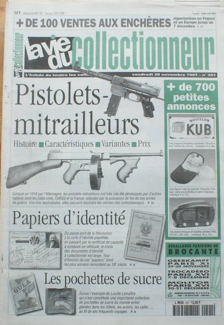 007268 - LA vie du collectionneur - Numéro 201 du 28 Novembre 1997 ...