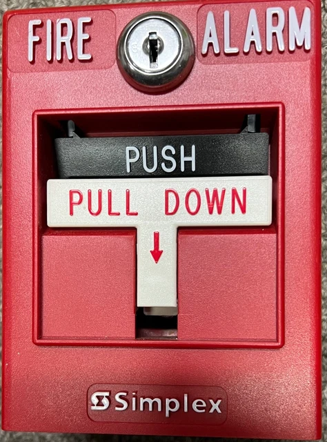 SIMPLEX 4099-9003 FIRE Alarm Addressable Pull Station £15.45 - PicClick UK