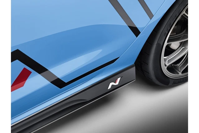 ORIGINAL HYUNDAI I30 N-Logo Badge Emblem Sticker Logo Set (2 pieces ...