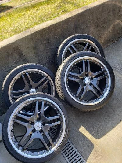 MERCEDES BENZ AMG 19 inch Replica Wheels Rims SL65 E55 CL65 SL55 CL55 ...
