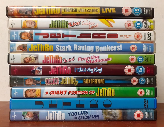 COLLECTION OF 10 Jethro Comedy DVD Bundle Job Lot EUR 29,24 - PicClick IT