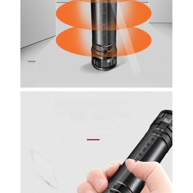 SPOTLIGHT XHP70 LED Flashlight XHP70 LED Chip Battery Indicator Strobe ...