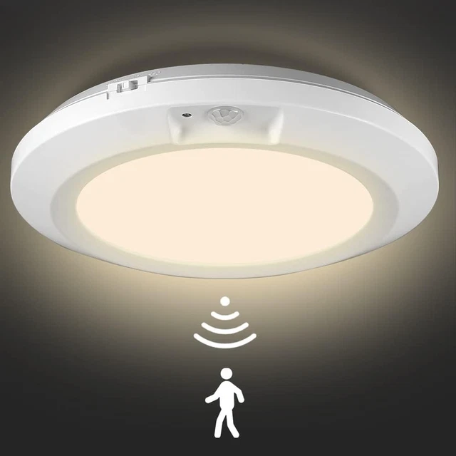 MOTION SENSOR CEILING Light, Battery Powered Sensor Light Indoor, 6.3 ...