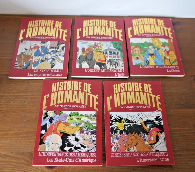 LOT 5 BD Histoire Humanité n°43-44-46-47-48 de 1981 EUR 24,00 - PicClick FR