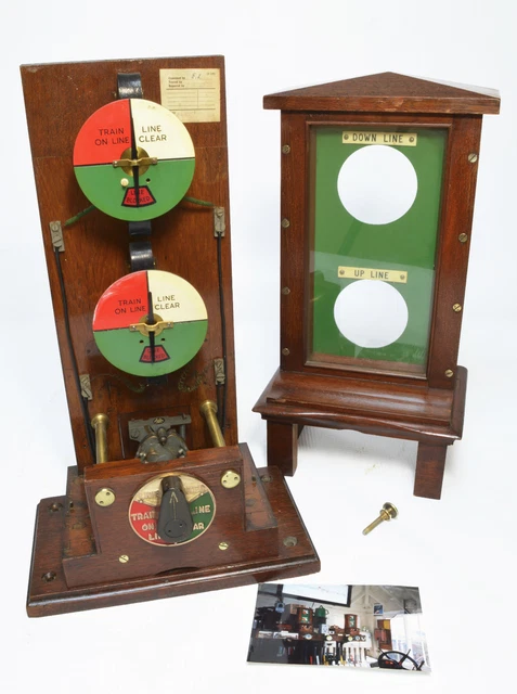 RAILWAY SIGNAL BOX Block Instrument, repeater, How Mill, Cumbria £327. ...