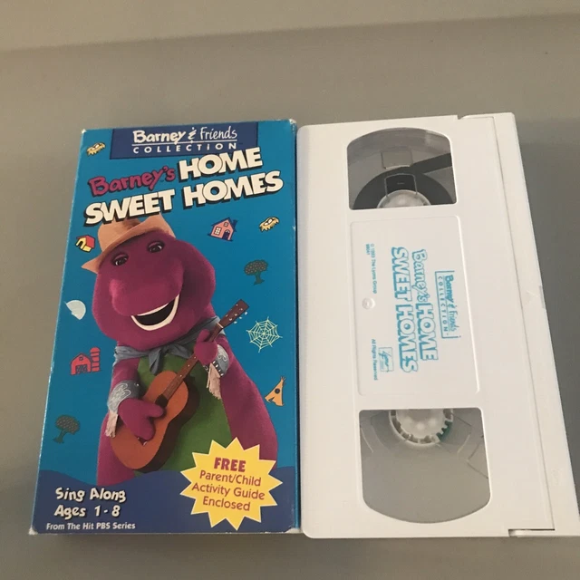 BARNEY & FRIENDS Collection: Barney's Home Sweet Homes VHS Video Tape ...