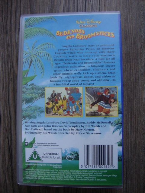 WALT DISNEY CLASSICS Bedknobs And Broomsticks VHS Video Tape 1984 $8.52 ... WALT DISNEY CLASSICS Bedknobs And Broomsticks VHS Video Tape 1984 $8.52 ...