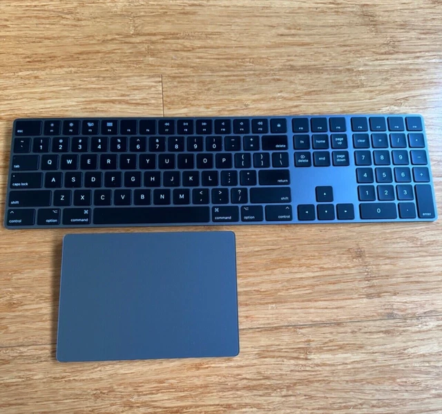 APPLE MAGIC KEYBOARD A1843 with Num Keypad + Trackpad 2(A1535) Space ...