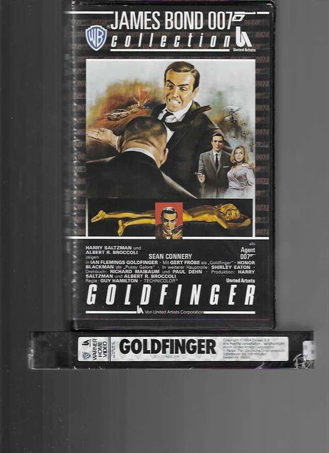 JAMES BOND 007 Collection Sean Connery GOLDFINGER VHS Rarität NEU OVP EUR 29,90 - PicClick DE