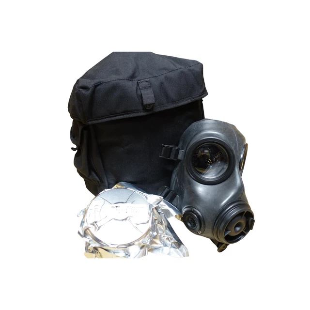 FM12 GAS MASK Respirator with Haversack and filter Size 3 Genuine EX ...