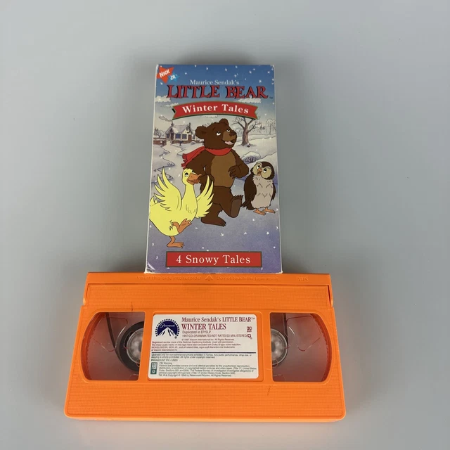 LITTLE BEAR WINTER Tales 4 Snowy Stories VHS 1997 Tape Nick Jr ...